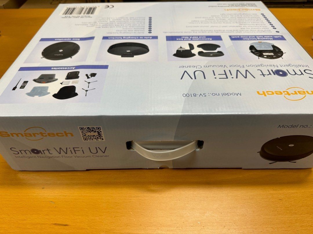 全新 Smartech SV-8100 “Smart Wifi uv" 智能導航除塵清潔吸塵機 Intelligent Navigation Floor Vacuum Cleaner, 家庭 ...