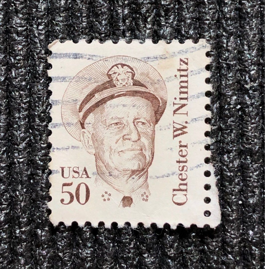 ( Vintage Stamp ) USA 50c Chester W.Nimitz Definitives / Used Stamp ...
