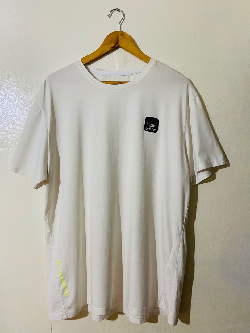 Adidas Semi Dri-fit Big Size Logo Shirt, Men's Fashion, Tops & Sets ...