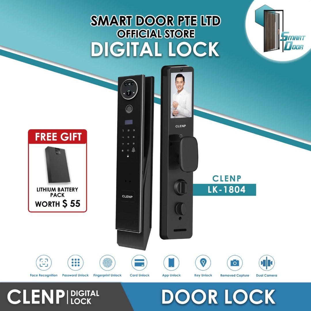 Advanced Security with Dual Cameras & Face Recognition CLENP CLP-LK ...