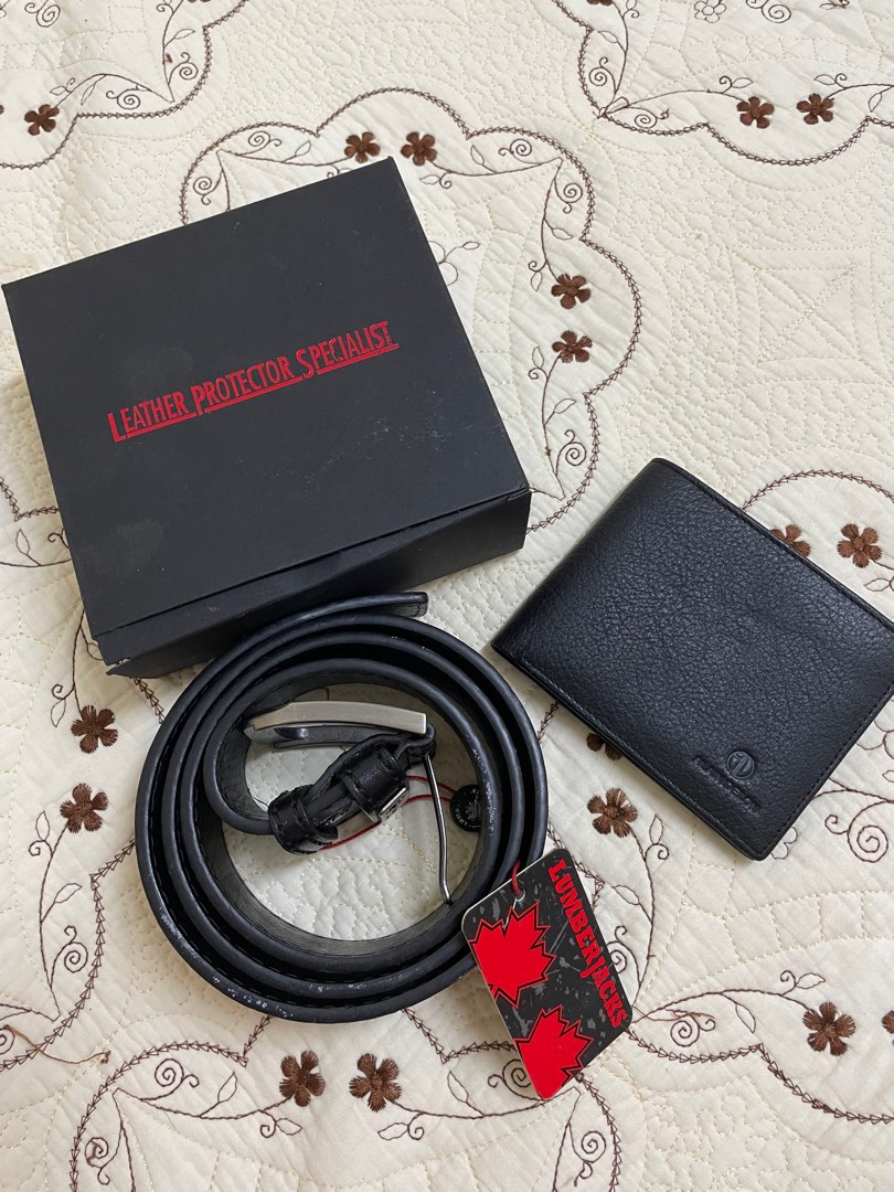 Alain Delon wallet & lumberjack belt, Women's Fashion, Bags & Wallets ...