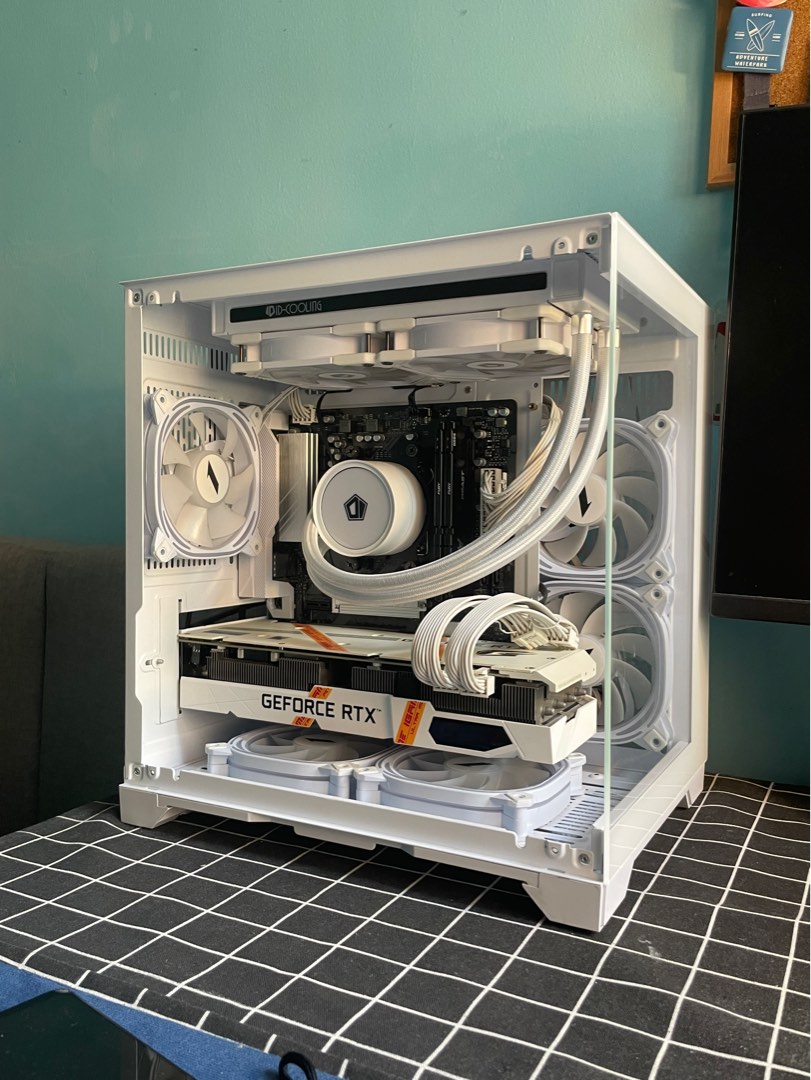 "TODAYS ONLY" ALL WHITE PC BUILD RYZEN 5 7600 + RTX3070 DDR5, Computers ...