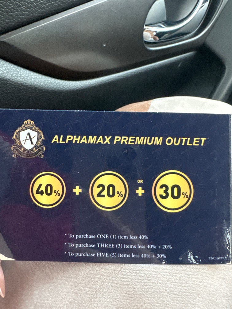 Alphamax Safety Box 40% Voucher, Tickets & Vouchers, Vouchers on Carousell
