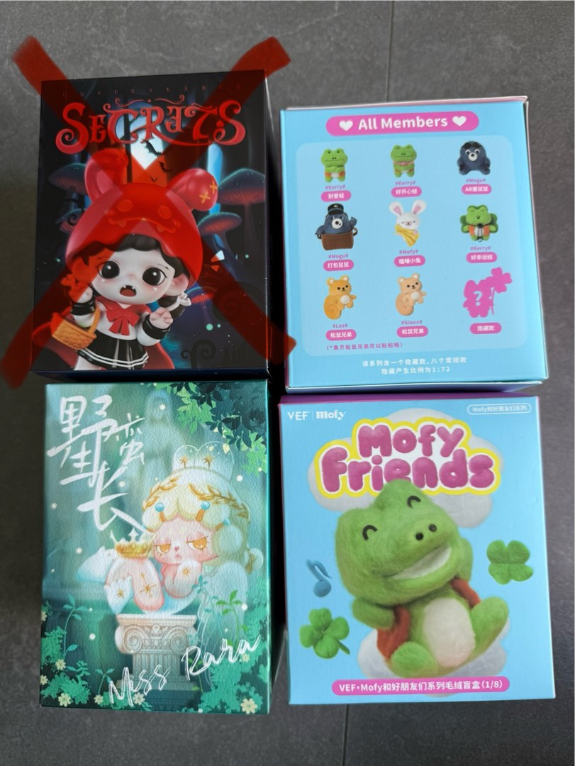 Assorted Blind Boxes - Popmart, Mofy, Zora, Hobbies & Toys, Toys ...
