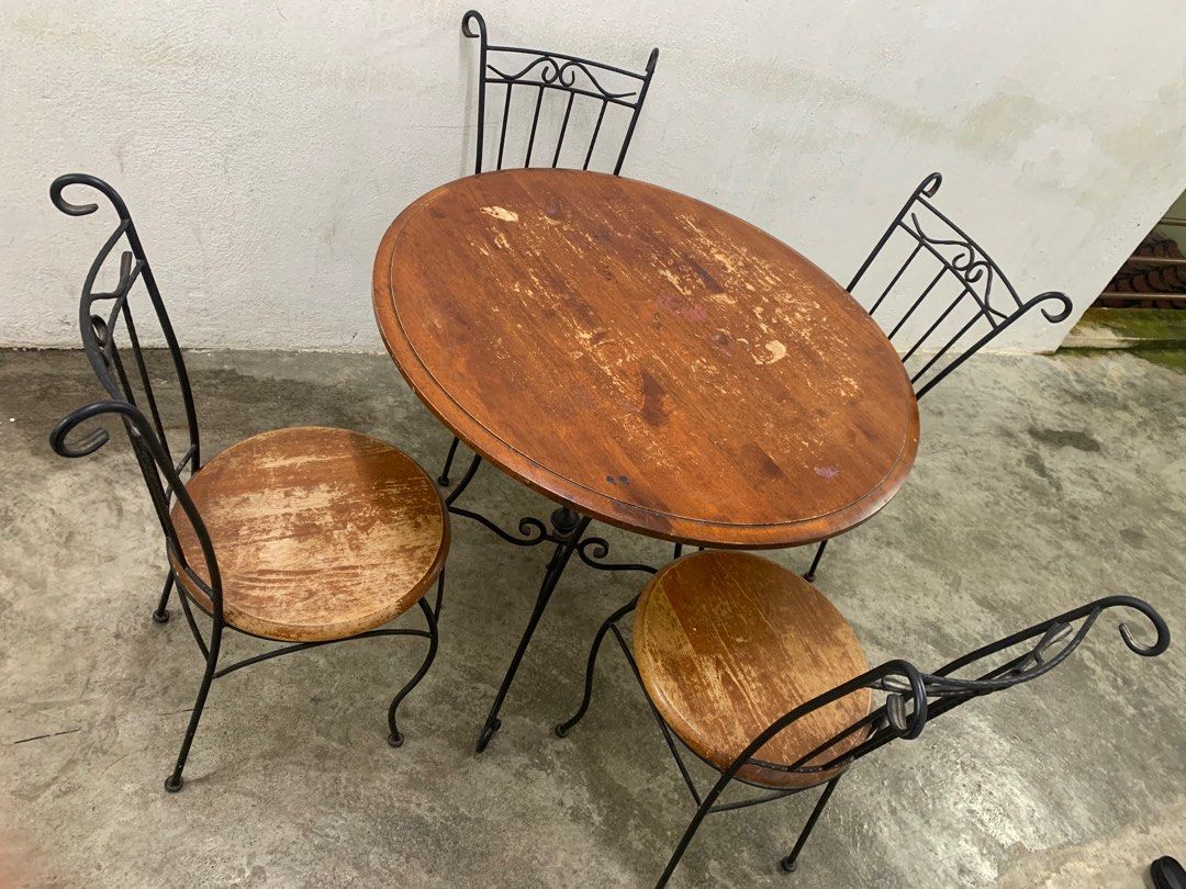 Everlasting Dining set Authentic heavy solid Woods Dining Table and ...