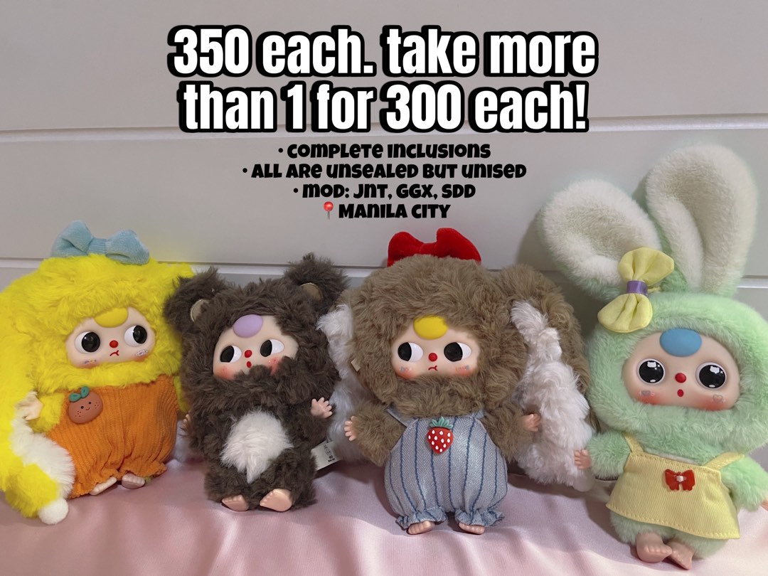 Baby Three Macaron V1 V2 V3 Mini Bear (tags: nommi liila 400% 600% v4 ...