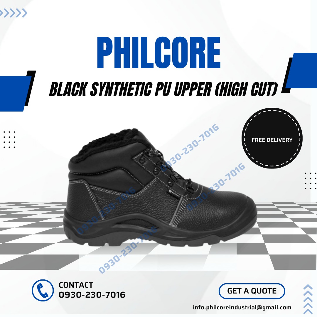 Black Synthetic PU Upper(High Cut),Puncture-resistant shoes,Puncture ...