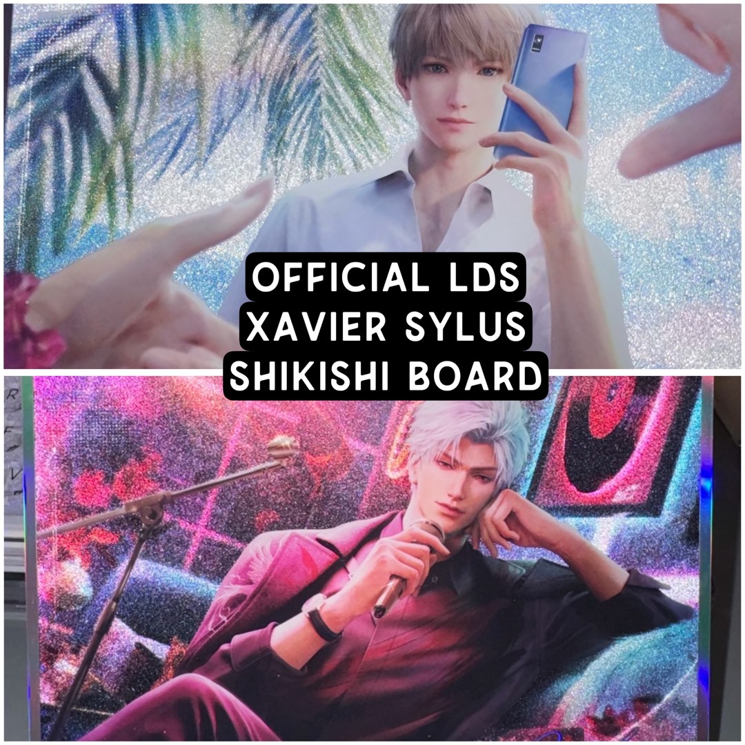 BN Instock Love and Deepspace Xavier Sylus Shikishi Board, Hobbies ...