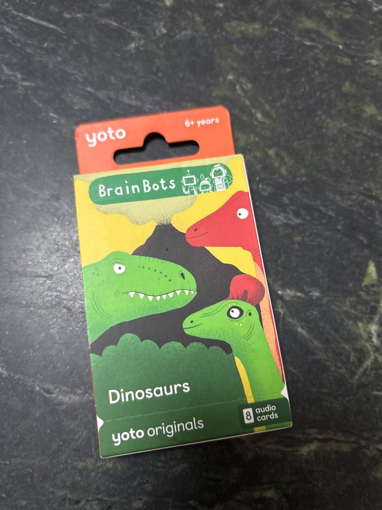 Brainbots Dinosaurs Yoto Card, Hobbies & Toys, Music & Media, CDs & DVDs on Carousell