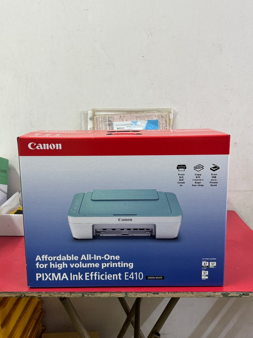 Brand New Canon Pixma Printer E410 Let Go, Computers & Tech, Printers ...