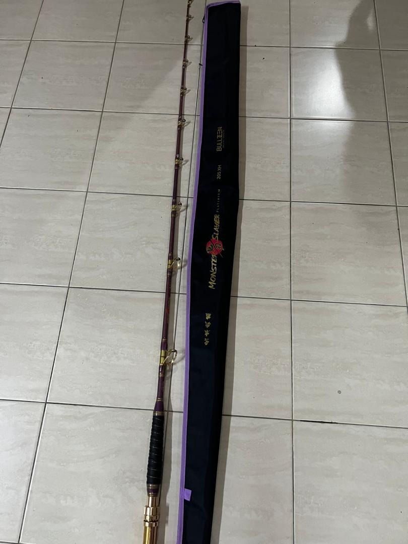 bullzen monster slayer electric reel rod, Sports Equipment, Fishing on ...