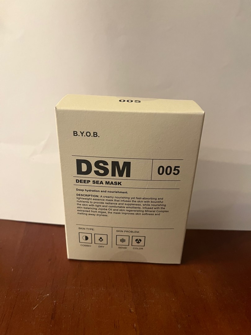B.Y.O.B. DEEP SEA MASK ( 15 pieces), 美容＆個人護理, 健康及美容 - 皮膚護理, 面部 - 面部護理 ...