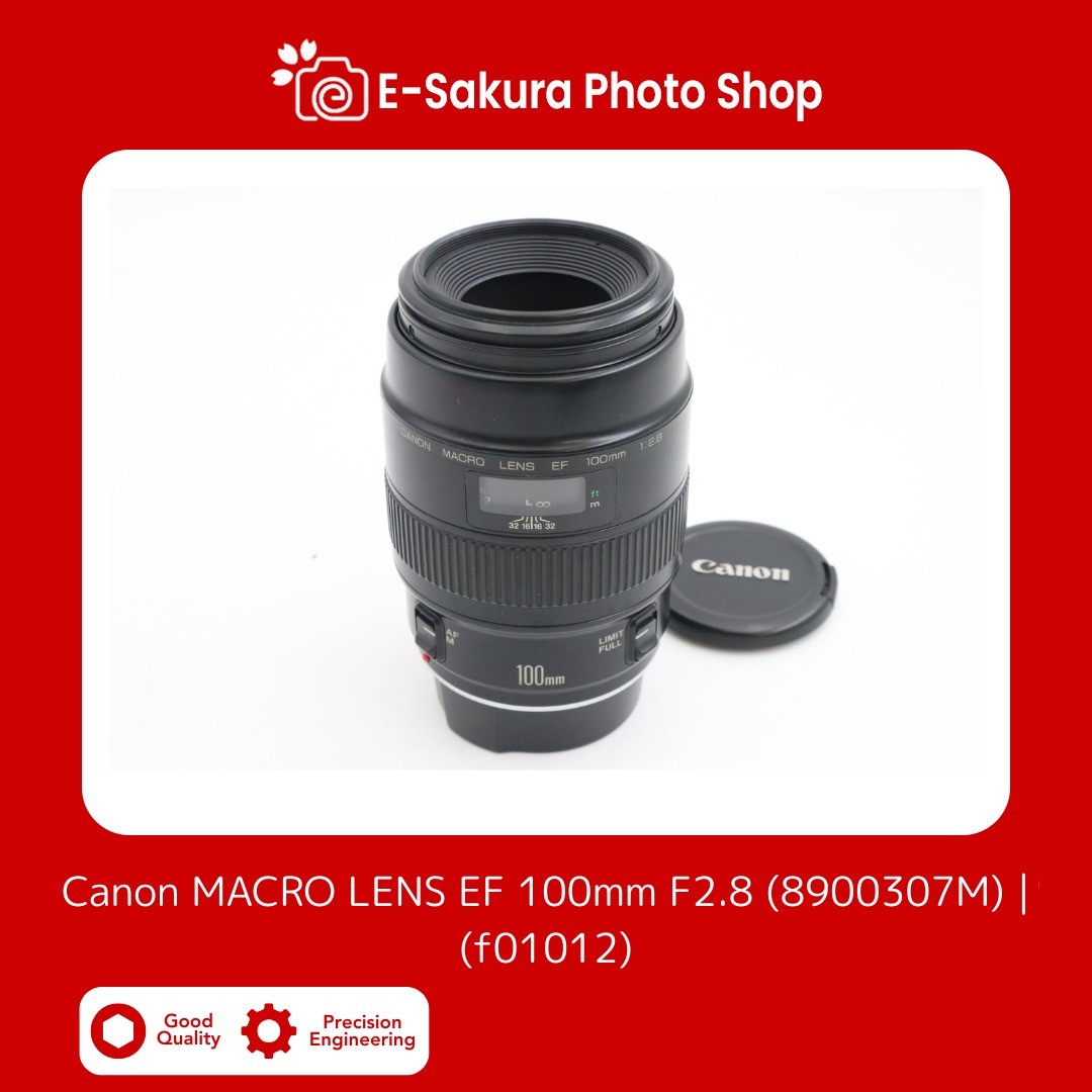 Canon MACRO LENS EF 100mm F2.8 (8900307M) | (f01012), Photography, Lens ...