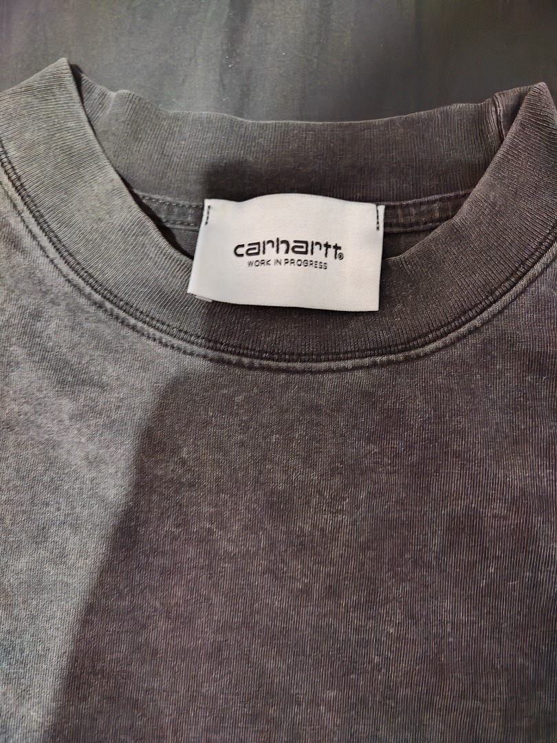 Carhartt Acid Grey, Men's Fashion, Tops & Sets, Tshirts & Polo Shirts ...
