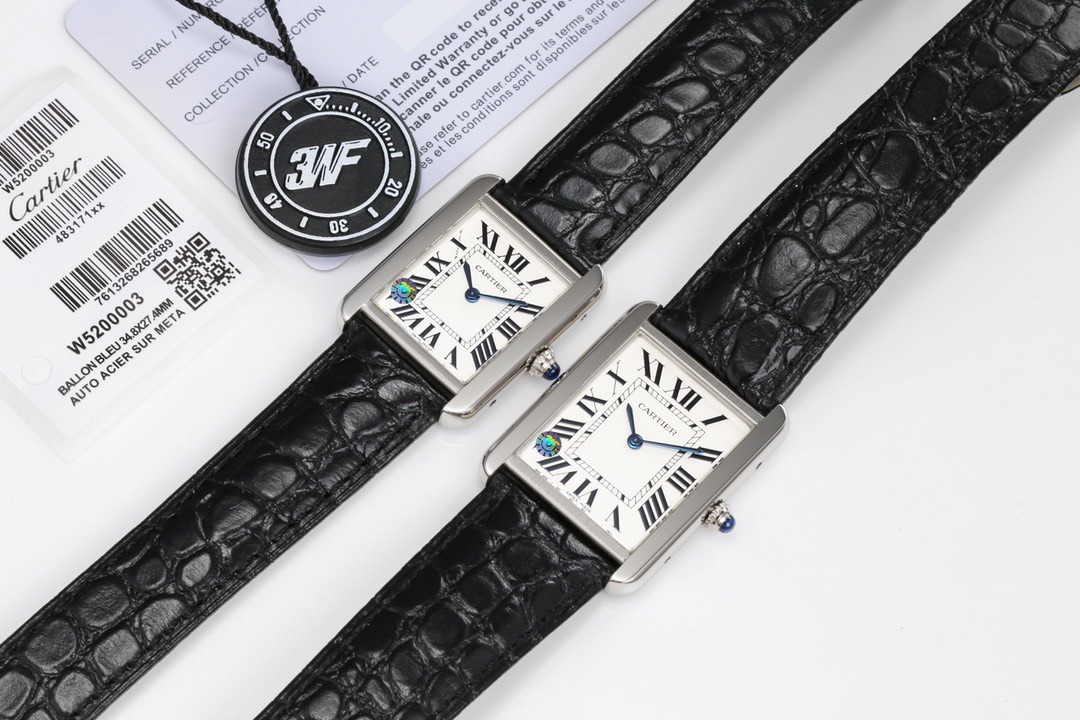 Cartier Couple Quartz Watch, Luxury, Watches on Carousell