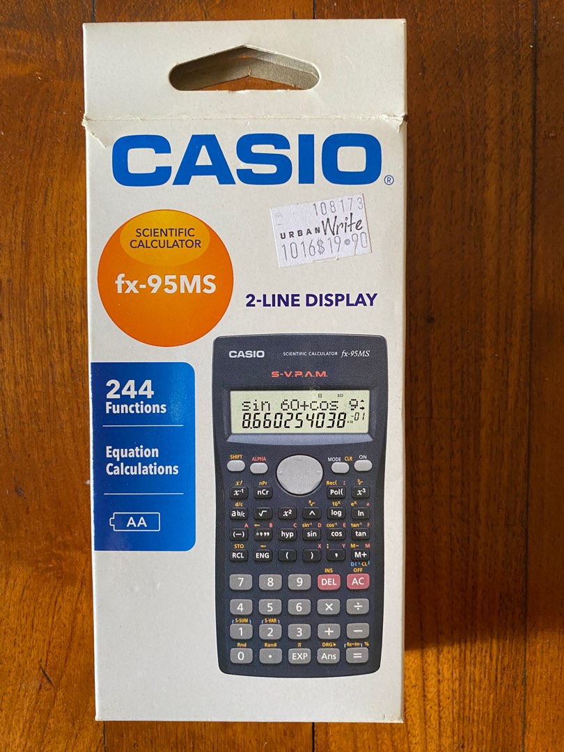 Casio Scientific Calculator GC-95MS, Hobbies & Toys, Stationery & Craft ...