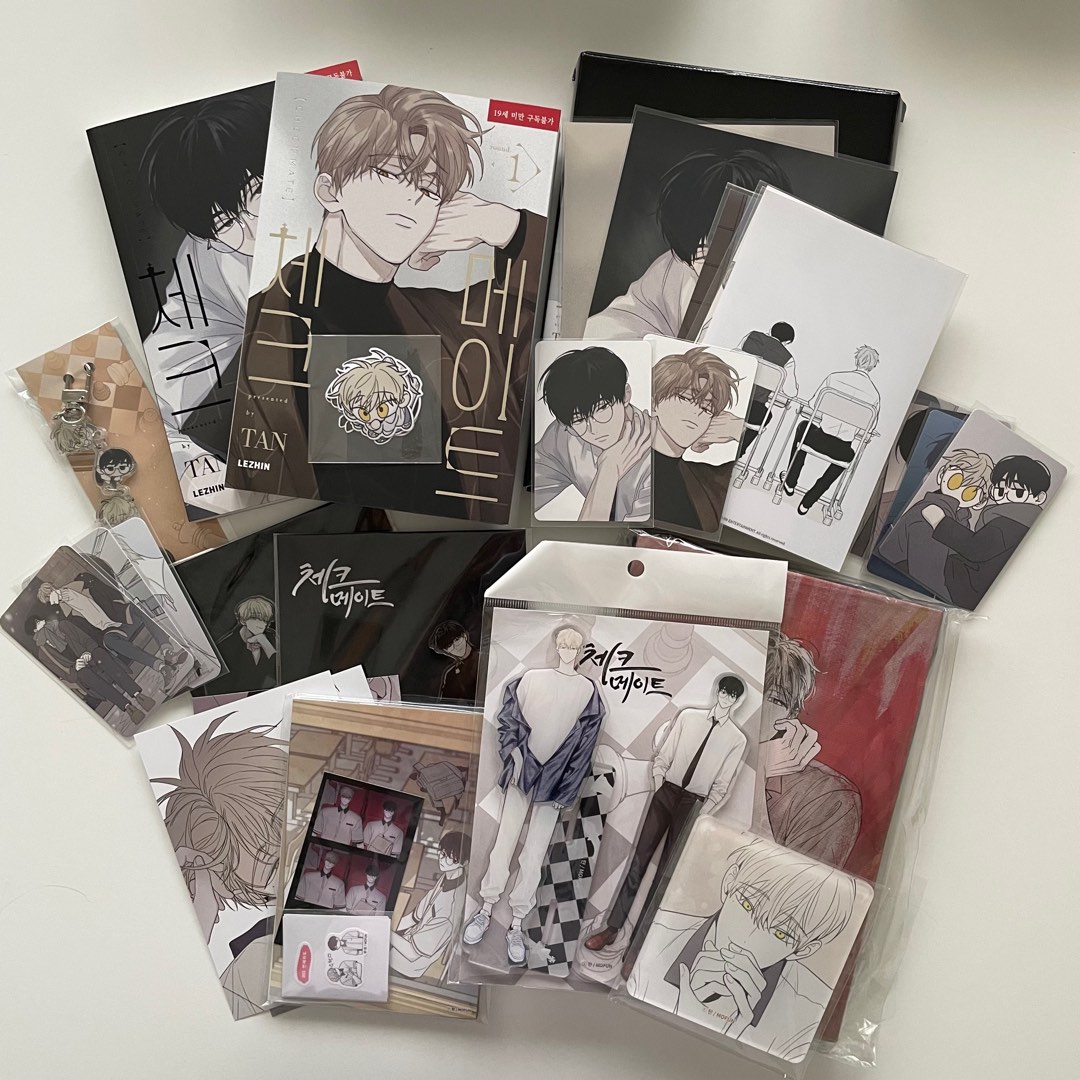 checkmate manhwa set bwrt mofun limited edition photocard postcard ...