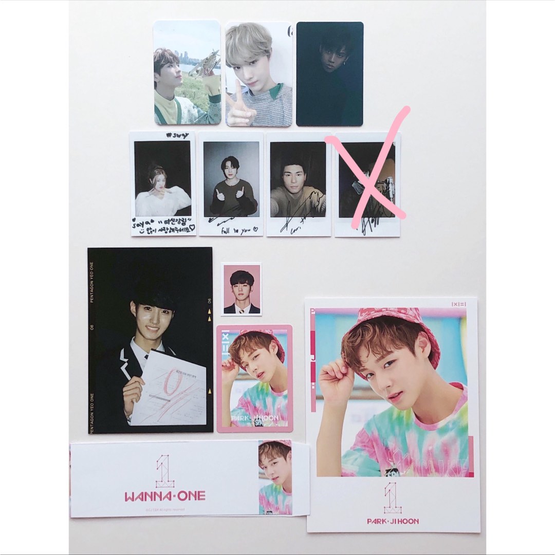 [clearance from $3] Official Kpop photocards / pcs / polaroids (cix ...