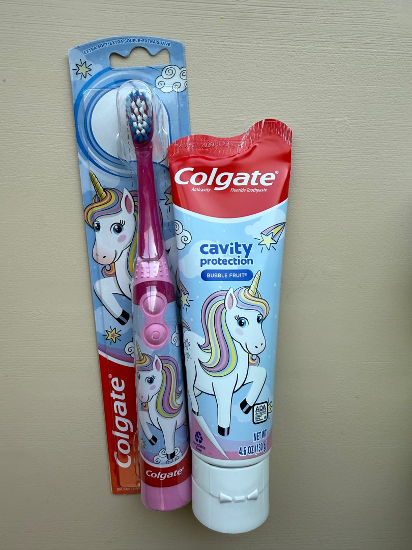 Colgate electric toothbrush toothpaste, Babies & Kids, Bathing ...