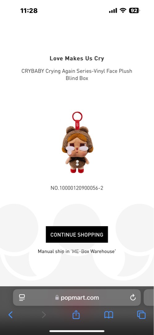 Crying Again, Hobbies & Toys, Toys & Games on Carousell