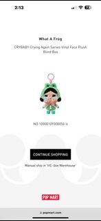 [Frog] Crybaby Crying Again Vinyl Plush, Hobbies & Toys, Toys & Games ...