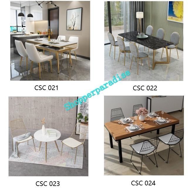 CSC 021 022 023 024 Dining Chairs, Outdoor Chairs , Coffee Table Chair combine, Furniture & Home ...