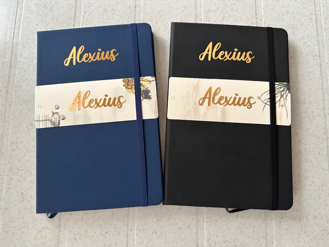 Customised gift moleskine hardcover lined notebook with free ...