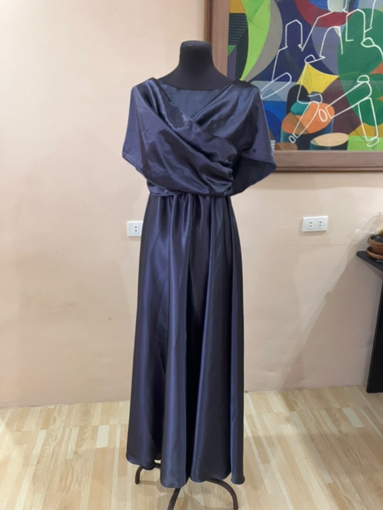 Dark Blue Formal Dress for Bridesmaids Wedding Event Party, Women's ...