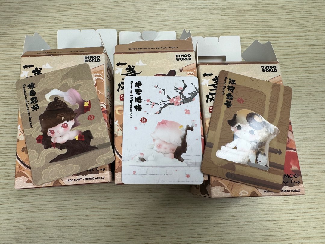 Dimoo Stories in a Cup Snow and Wintersweet / River Scroll, Hobbies ...