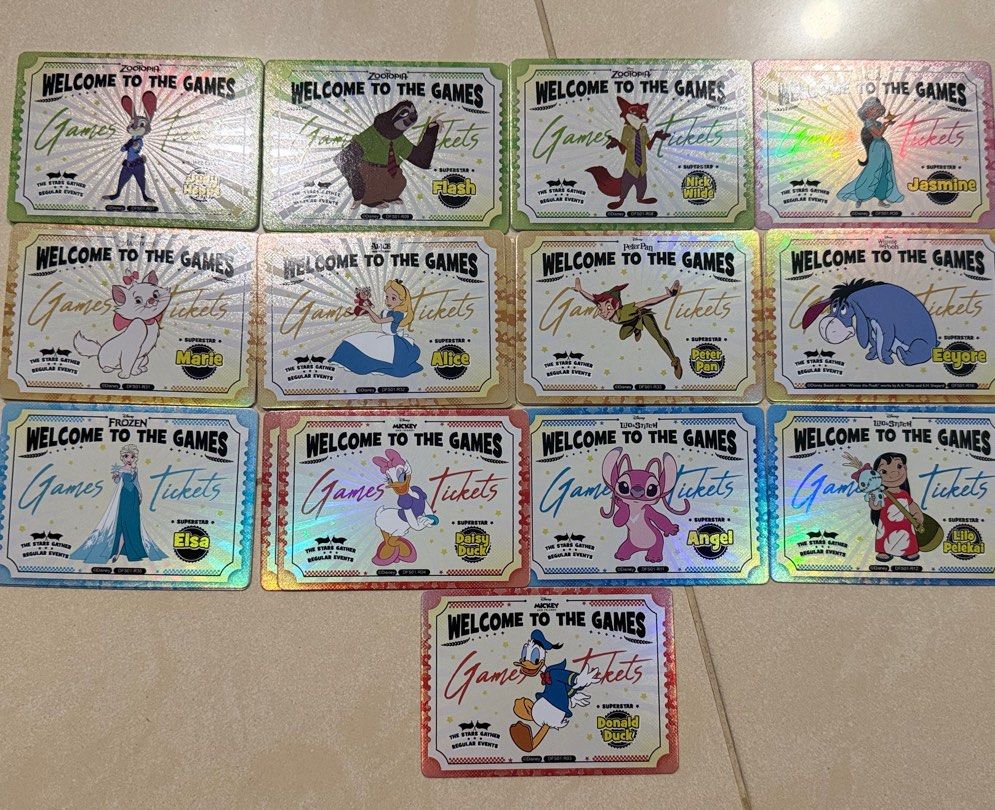Disney All Star Sports Collection Card - Princess, Frozen, Zootopia ...