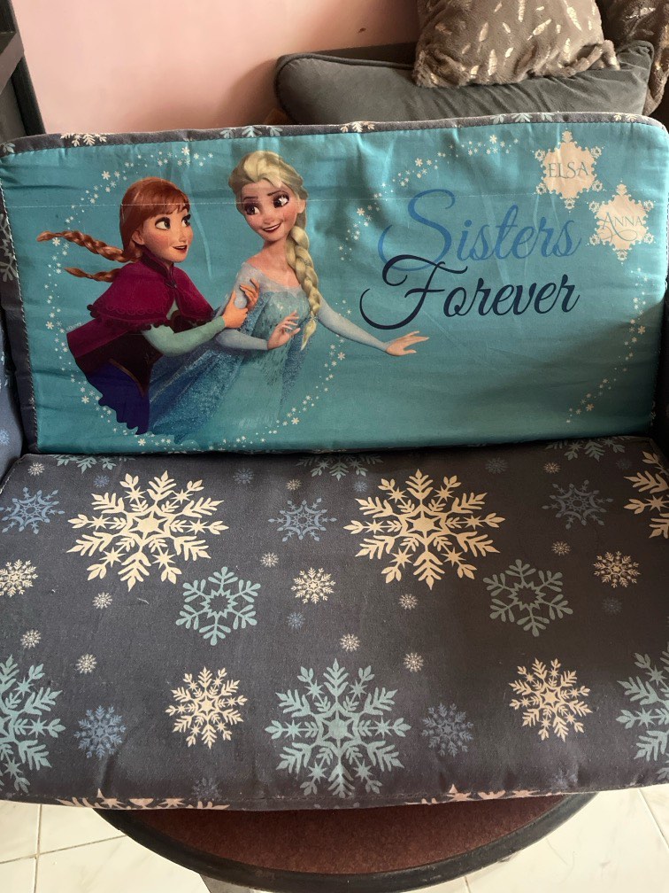 Disney Princess Elsa Anna Frozen Kids Folding Bed Convertible Sofa ...