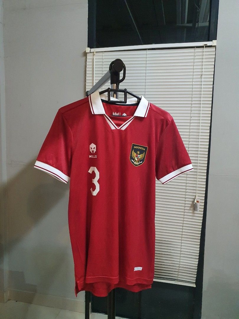Elkan Baggott #3 Timnas Indonesia Home 2022-2024 Player Issue PI Mills ...