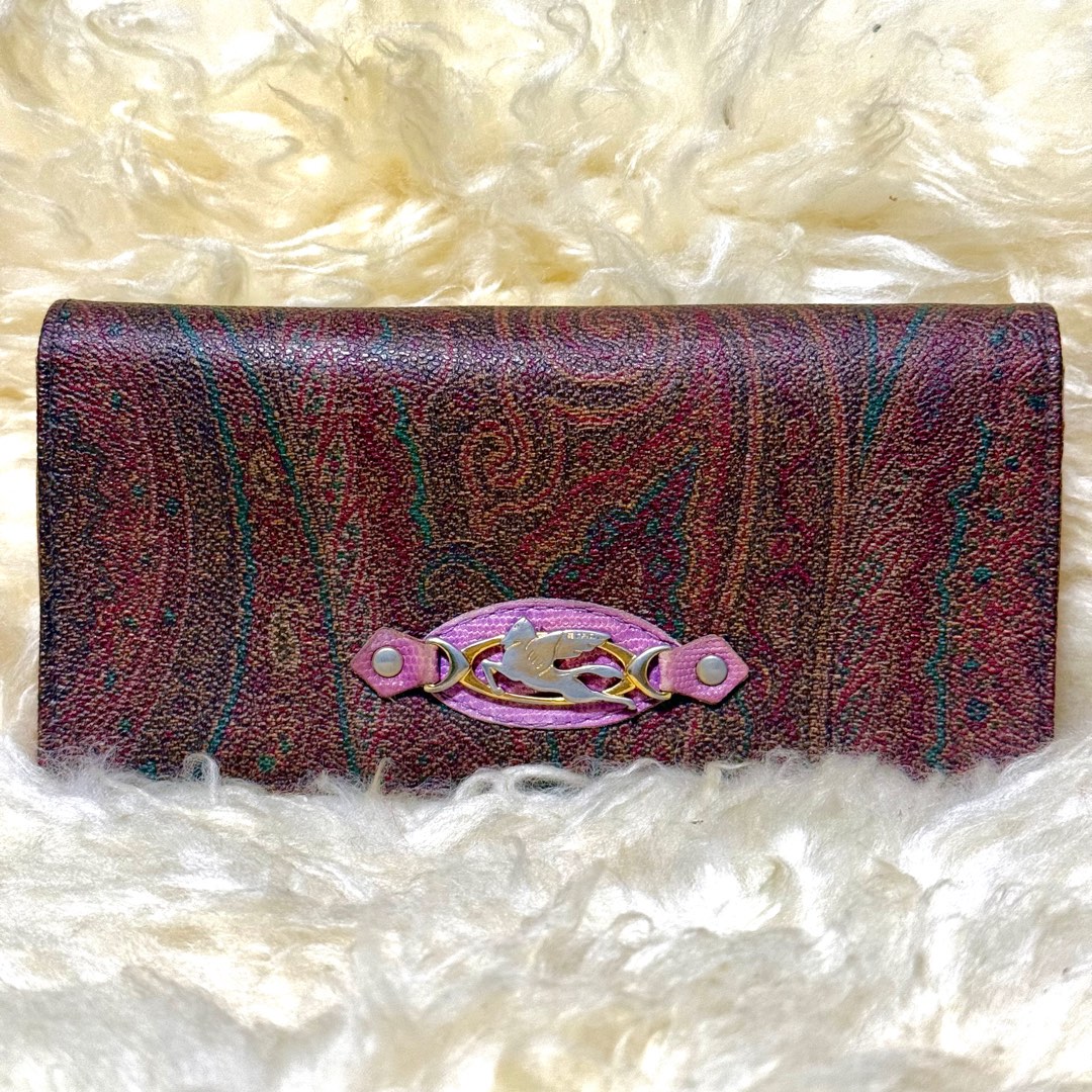 Etro Long Wallet, Women's Fashion, Bags & Wallets, Wallets & Card holders on Carousell