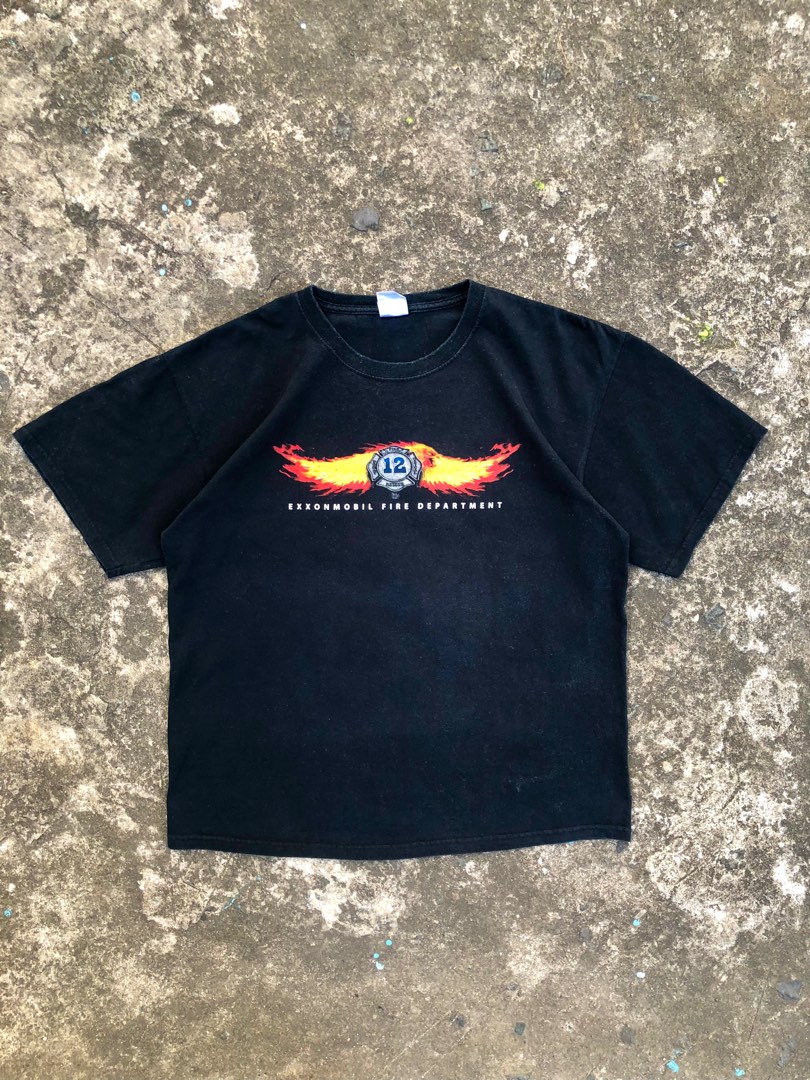 Exxonmobil Fire Dept. Tee, Men's Fashion, Tops & Sets, Tshirts & Polo ...