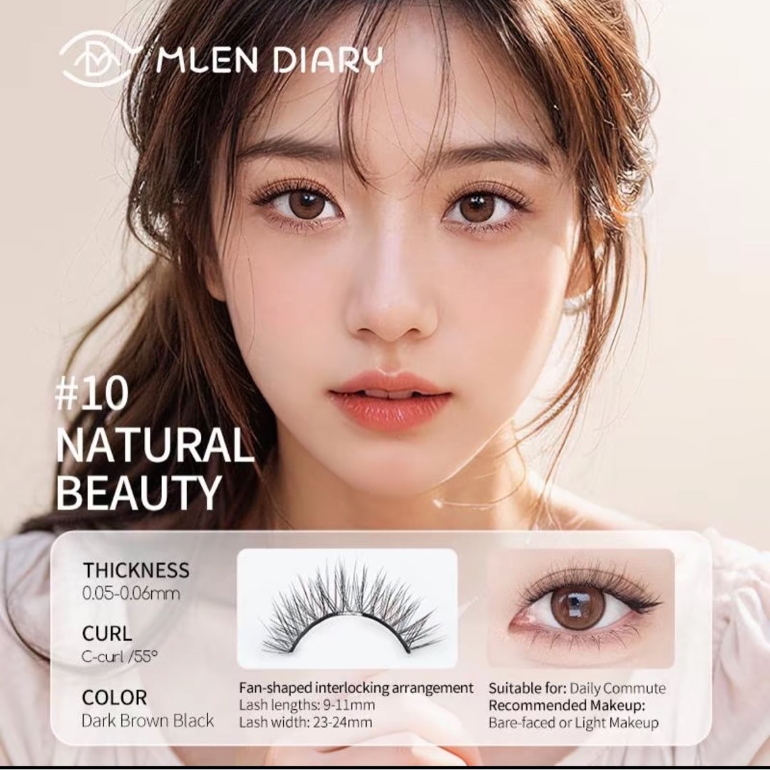Eyelash [5th GEN NEW UPGRADED] Mlen Magnetic Eyelashes, Beauty ...