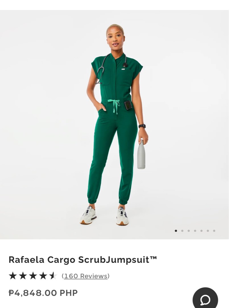 FIGS Rafaela Cargo SrubJumpsuit, Women's Fashion, Activewear on Carousell