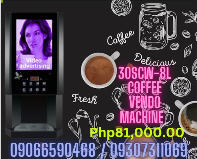 For Sale Coffee Vendo Machine 30SCW-8L, Commercial & Industrial ...