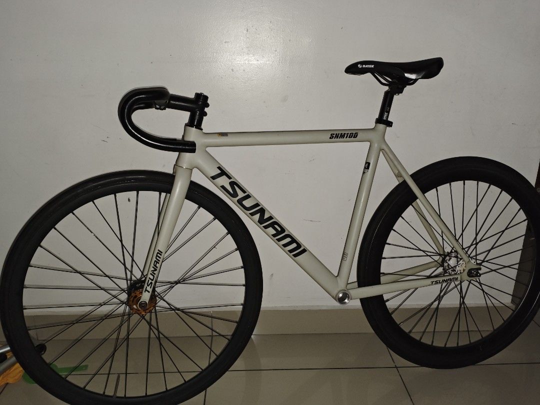 Frameset fixie / fixed gear tsunami snm100 bicycle body, Sports ...