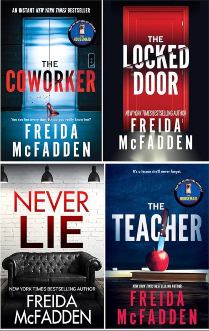 Freida McFadden books, Hobbies & Toys, Books & Magazines, Fiction & Non ...