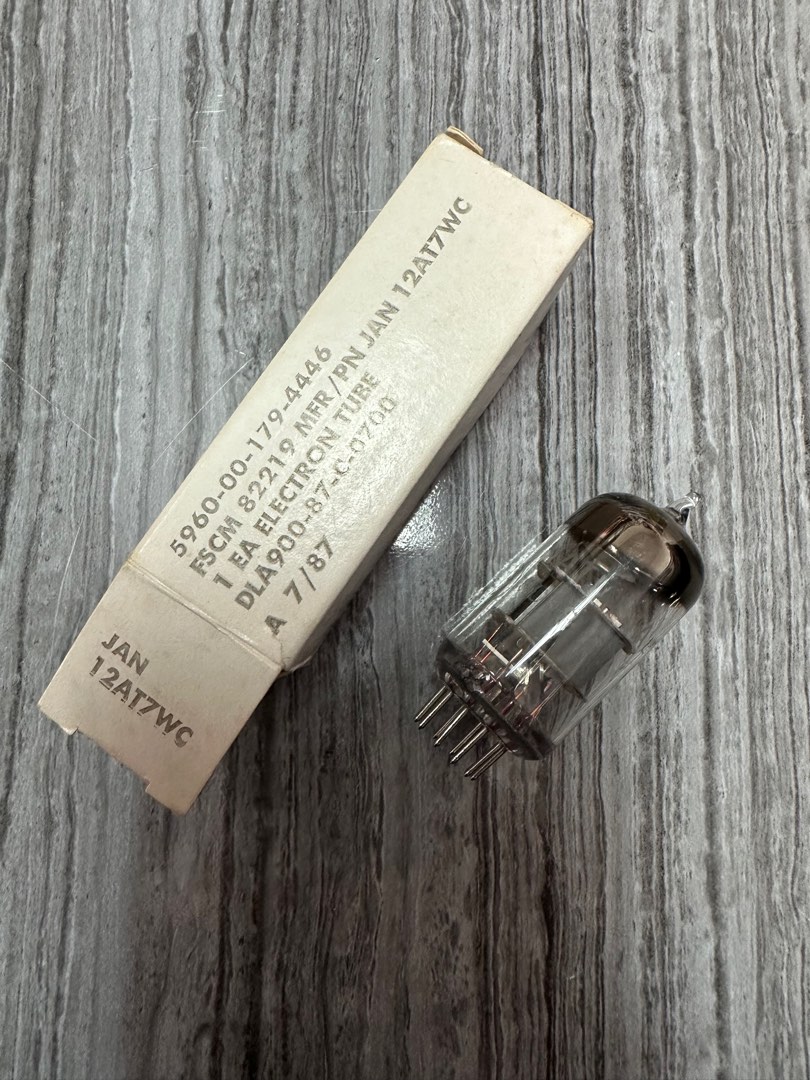 FSCM 82219 MFR / PN Jan 12AT7WC electron Tube 真空管 電子管, 音響器材, 其他音響配件及設備 ...