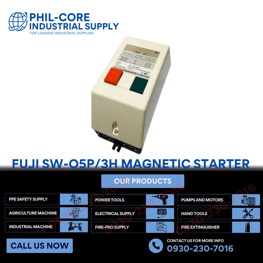 Fuji SW-05P/3H Magnetic Starter, Motor Control Starter, Magnetic Switch ...