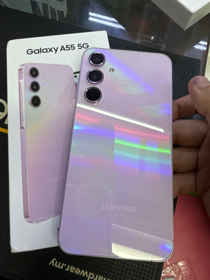 Galaxy A55 5G Awesome Lilac 128GB, Mobile Phones & Gadgets, Mobile ...