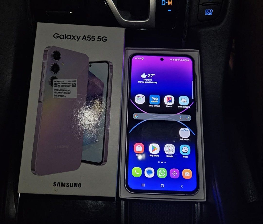 Galaxy A55 5G Awesome Lilac 256GB, Mobile Phones & Gadgets, Mobile ...
