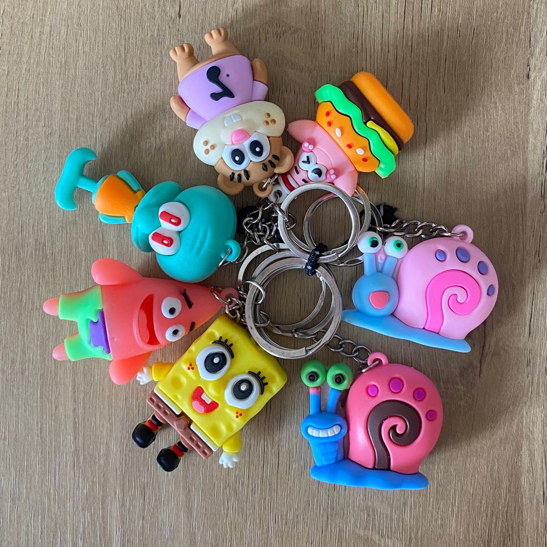 Gantungan kunci keychain spongebob patrick ganci, Toys & Collectibles ...