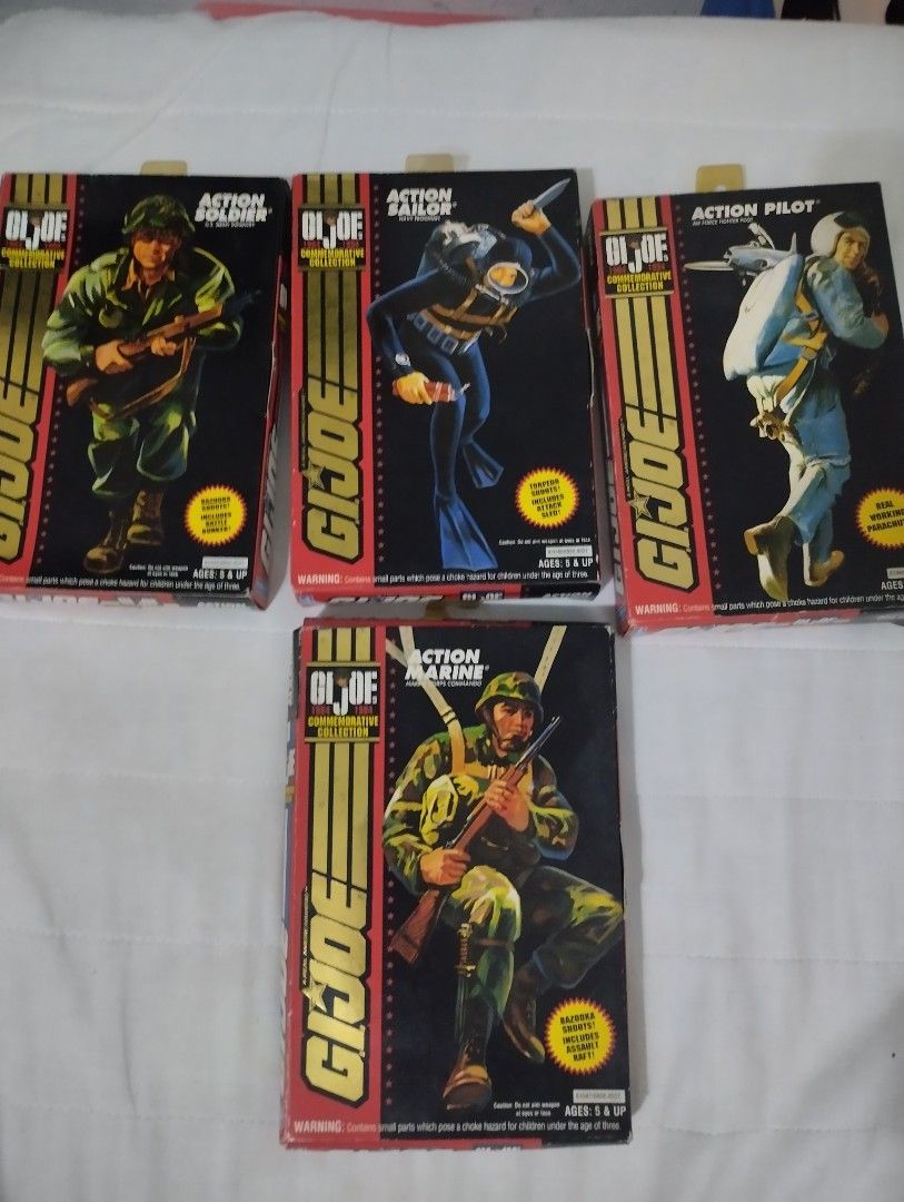 Vintage & rare GI Joe complete set of 4, Hobbies & Toys, Toys & Games ...