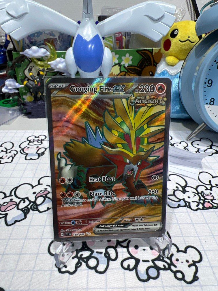 Gouging Fire ex Full Art FA Temporal Forces TEF, Hobbies & Toys, Toys ...