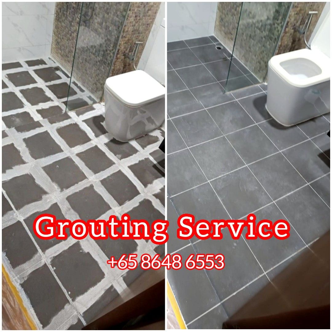Grouting service, epoxy Grouting service, regrout,toilet floor grouting ...