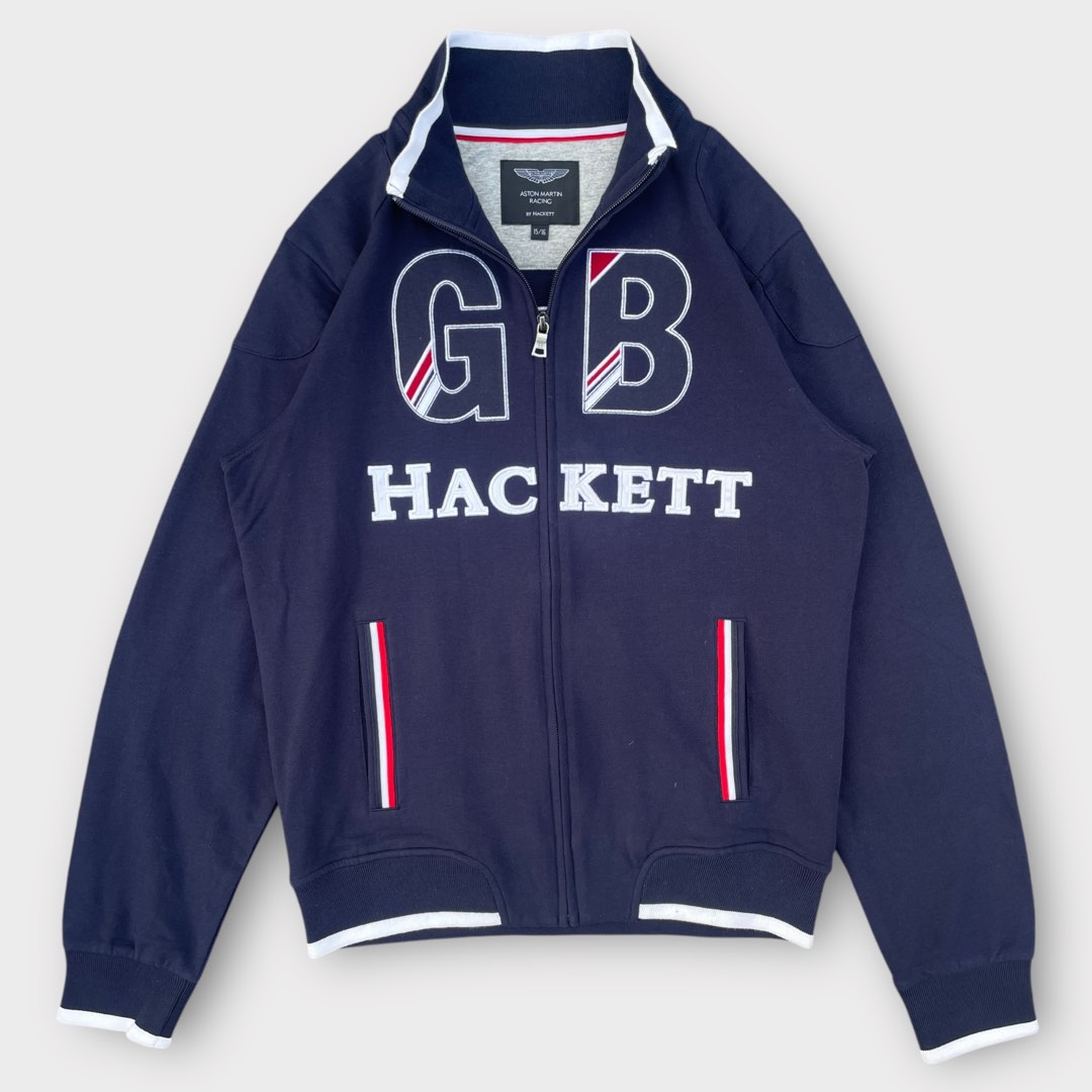 HACKETT - Aston Martin Racing Track Jacket, Men's Fashion, Coats ...