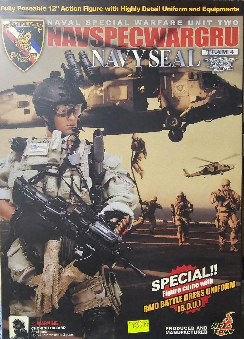 Hot Toys Naval Special Warfare Unit Two Navspecwargru Nav y Seal Team 4 ...
