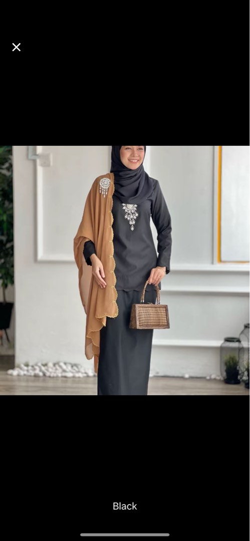 Icahfa Kurung Klasik, Women's Fashion, Muslimah Fashion, Baju Kurung ...